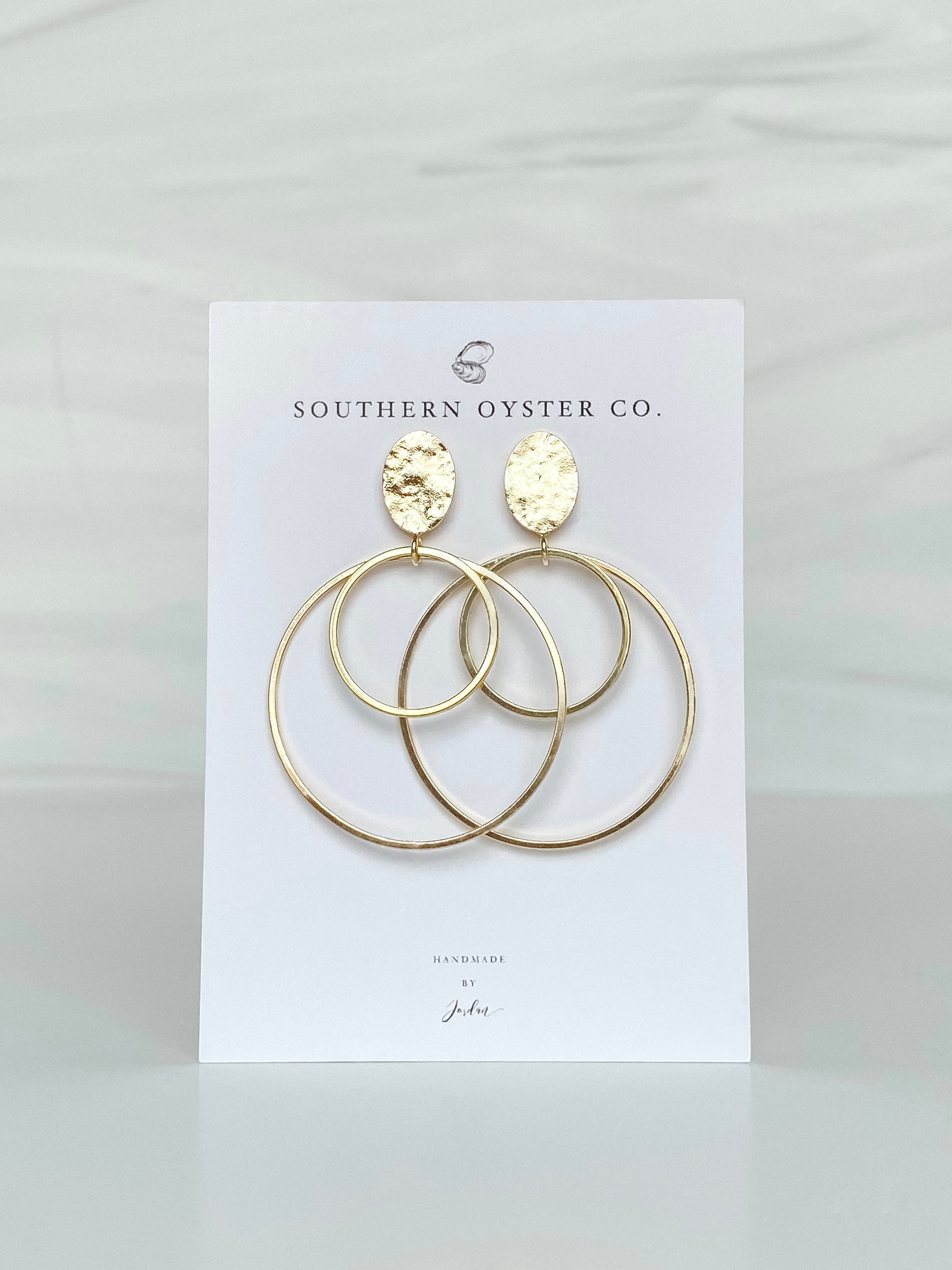 Double Gold hoops – Southern Oyster Company